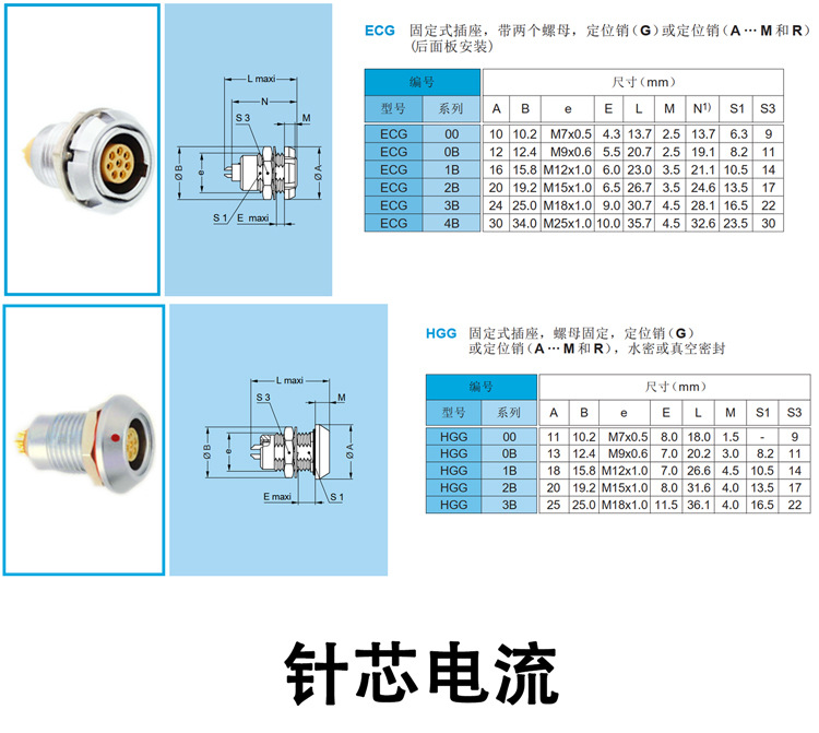 兼容雷莫lemo航空插头座FGG 00 1B 2B3 4B 8芯插拔自锁金属连接器-阿里巴巴