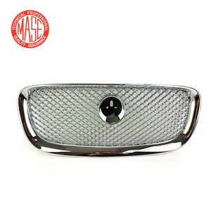 适用12-15款捷豹Jaguar XF/XFR-S电镀中网格栅前杠进气网C2Z13199-阿里巴巴