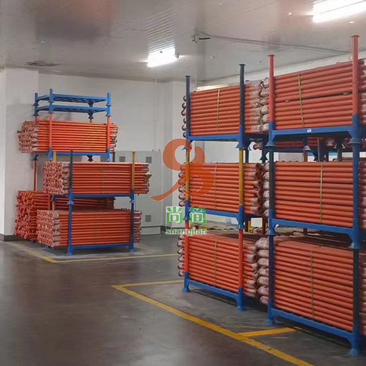 定制移动式托盘货架 插管式冷库堆垛架 可拆卸堆叠架 金属物料架-阿里巴巴