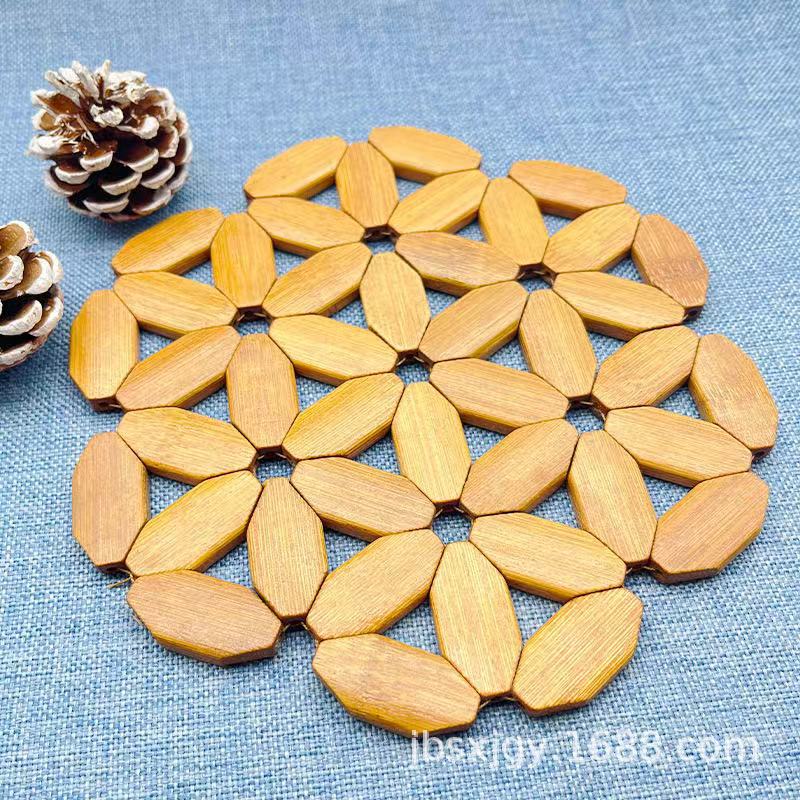 竹制隔热垫家用杯垫隔热垫餐桌菜垫隔热厨房防烫耐高温竹垫批发-阿里巴巴