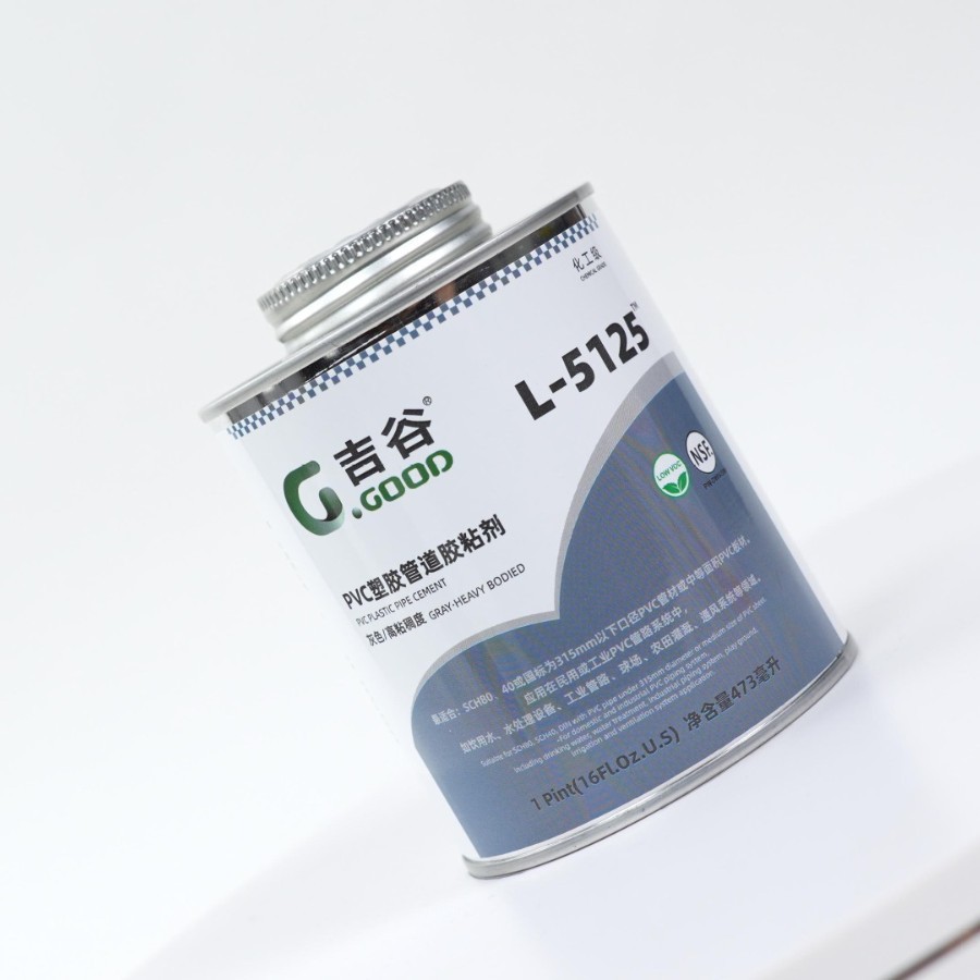 吉谷L-5125胶水UPVC/PVC化工给水塑料管道胶粘剂UPVC水处理胶包邮-阿里巴巴