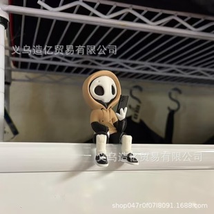 跨境新品Project Hazy Designer Art Toy 3D打印灵活关节鬼魂摆件-阿里巴巴