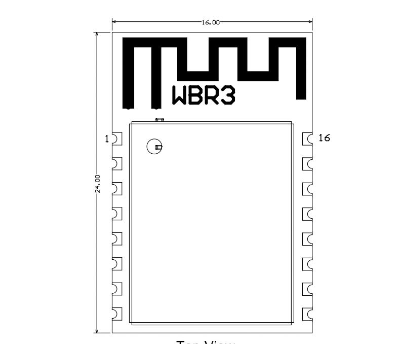 涂鸦WBR3 Bluetooth模组低功耗嵌入式 Wi-Fi 蓝牙模块无线处理器-阿里巴巴