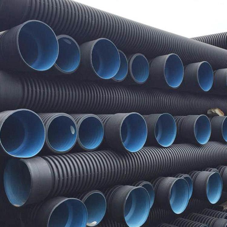 hdpe双壁波纹管DN300/400/500/800污水管600螺纹管雨水排放专用-阿里巴巴
