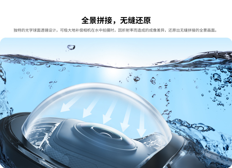 影石Insta360 X3潜水壳 IPX8级防水壳 50m防水深度 配件 新品现货-阿里巴巴