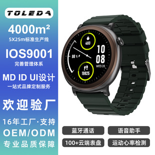 蓝牙通话T65跨境新品1.43寸AMOLED屏健康监测多运动模式智能手表-阿里巴巴