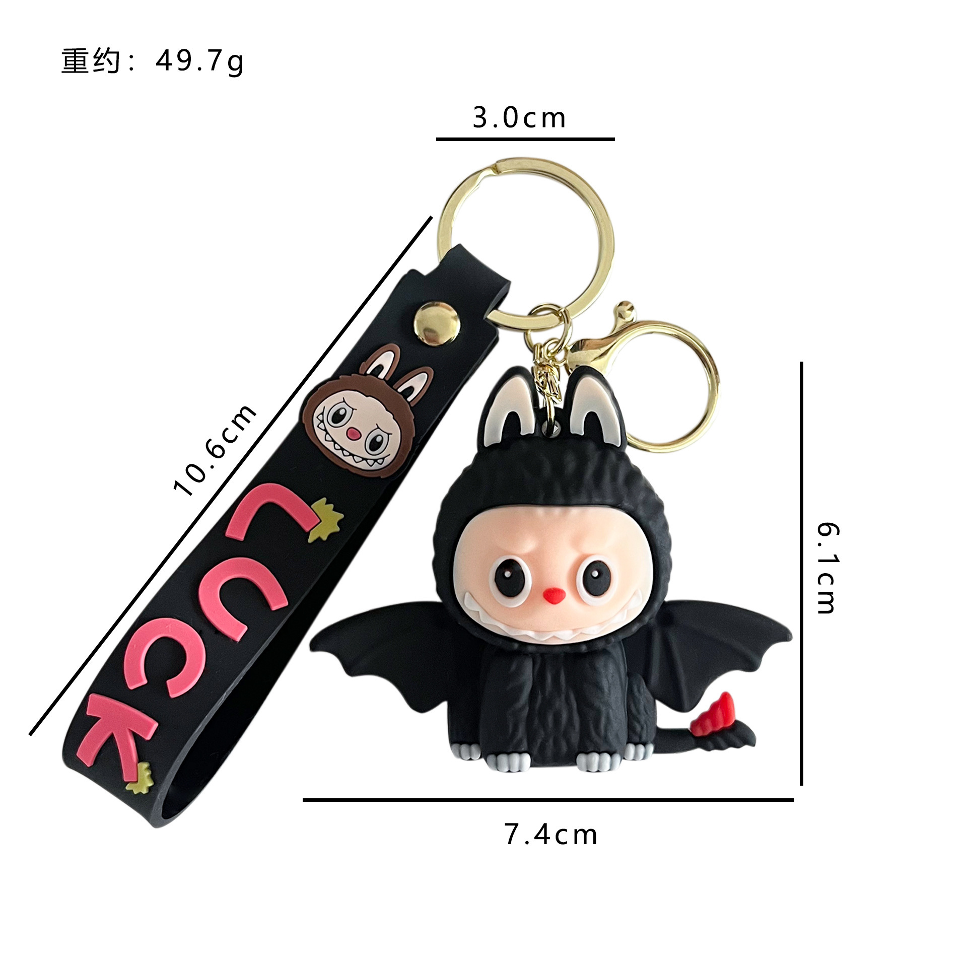跨境爆款拉布布labubu钥匙扣创意包包汽车钥匙挂件精致小礼品批发-阿里巴巴