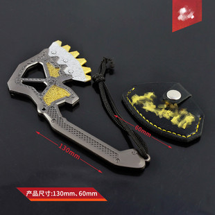 铄捷APEX英雄周边 直布罗陀战棍传家宝武器模型玩具带皮套13cm-阿里巴巴
