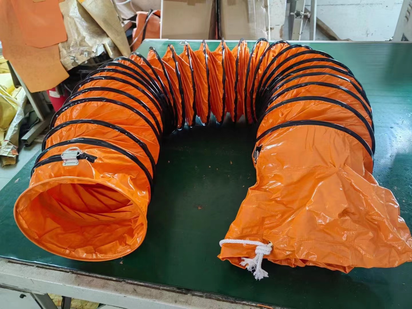 JN high temperature canvas steel wire telescopic smoking exhaust fan ...