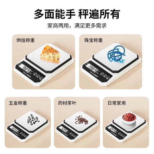 Kitchen scale electronic scale kitchen small gram scale precision food ...
