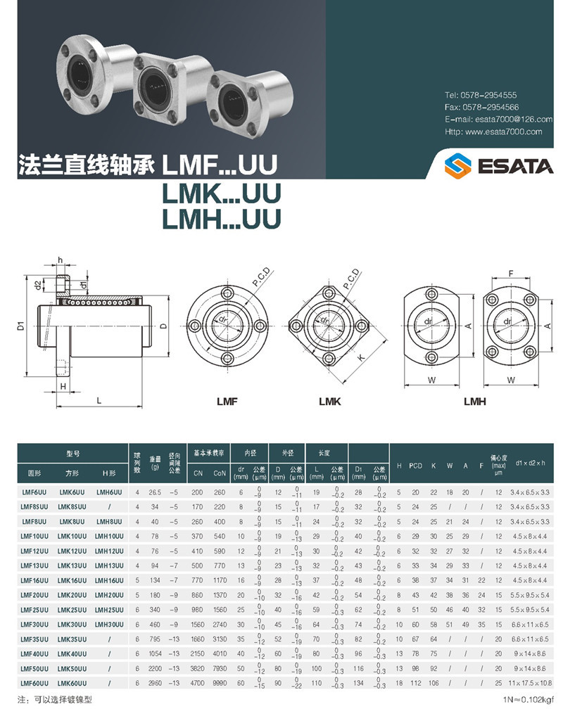 厂家供应LMF*UU/LMK*UU/LMH*UU带法兰直线轴承标准型法兰直线轴承-阿里巴巴