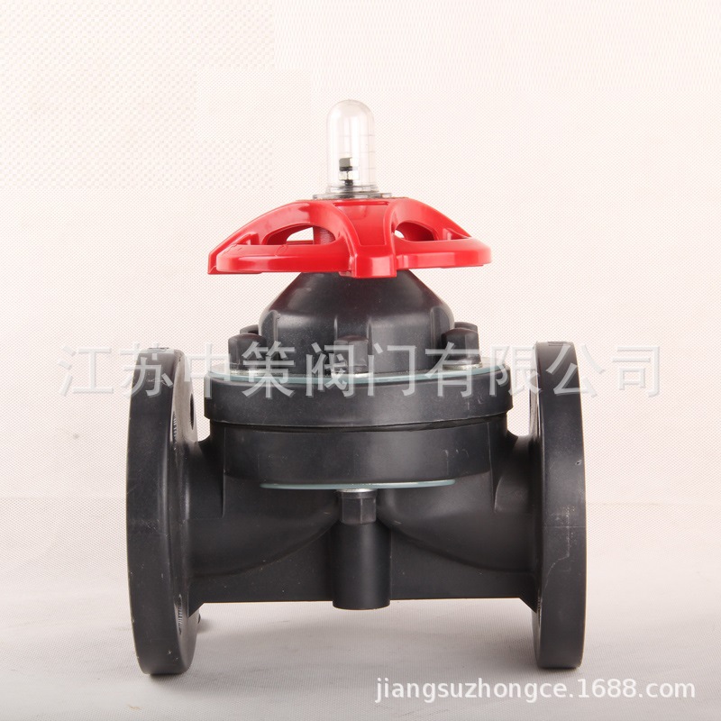 G41F-6S手动FRPP塑料闸阀 UPVC PVC隔膜阀石油化工塑料法兰隔膜阀-阿里巴巴