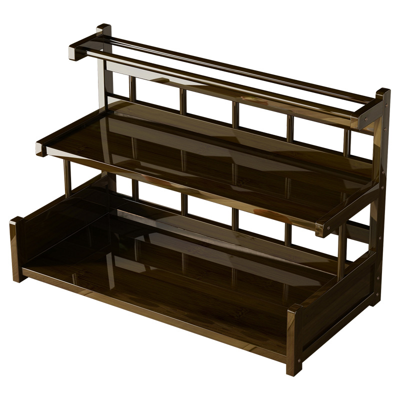 Desktop Antique Rack Tea Cup Rack Small Table Tea Set Storage Rack ...