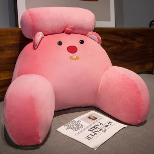 loopy露比抱枕腰靠靠枕床头靠背软包办公室座椅靠垫久坐护腰沙发-阿里巴巴