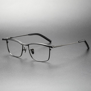 近视眼镜男款 可配度数9999同款S-156T直播爆款复古方形素颜镜框-阿里巴巴