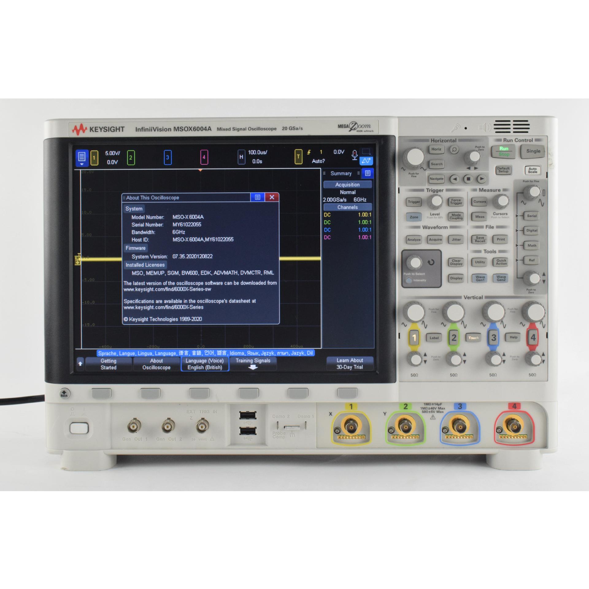 Keysight 是德科技 MSOX6004A 混合信号示波器：6 GHz-阿里巴巴