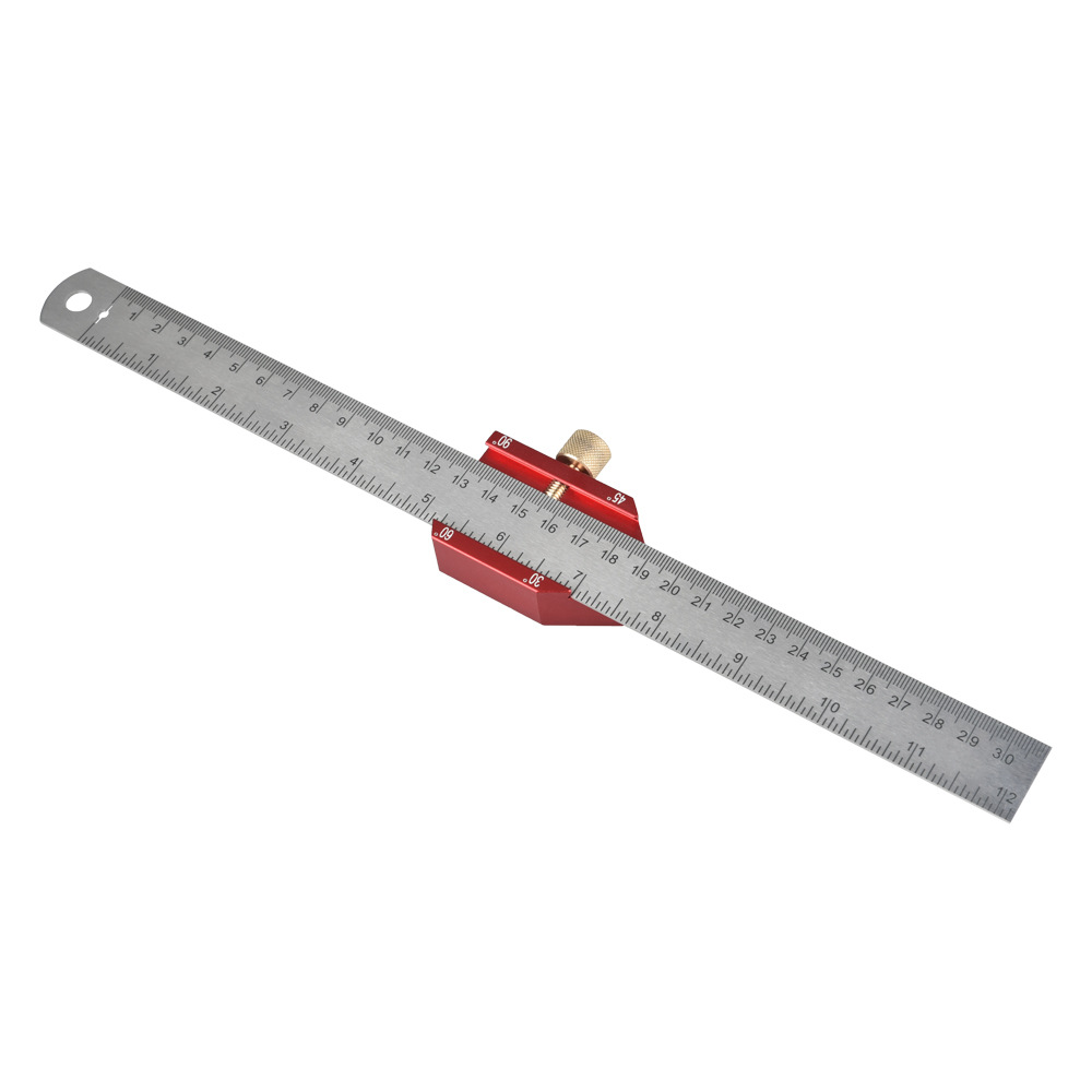 木工划线角度尺直角尺30度45度60度90度划线尺高精不锈钢刻度尺-阿里巴巴