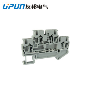 上海友邦电气UJ5-2.5/2-2笼式弹簧接线端子，快速弹簧接线-阿里巴巴