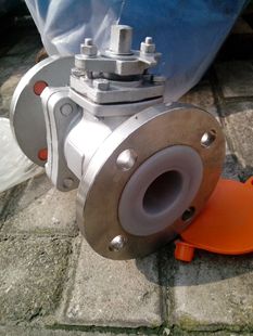 不锈钢衬氟球阀 Q41F46-16P法兰不锈钢衬四氟球阀 门-阿里巴巴