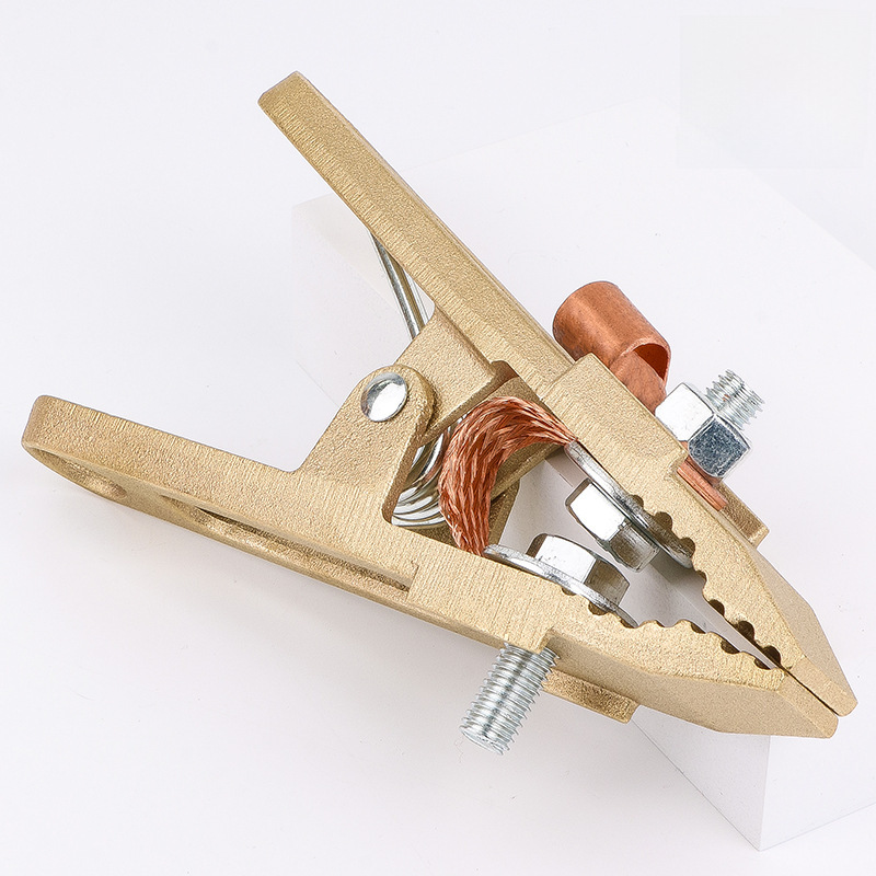 All copper grounding clamp A- shaped ground clamp welding machine ...
