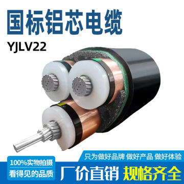 高压YJLV22铝芯电缆3芯35 50 70 95 120 150 185单1芯8.7/15kv240-阿里巴巴