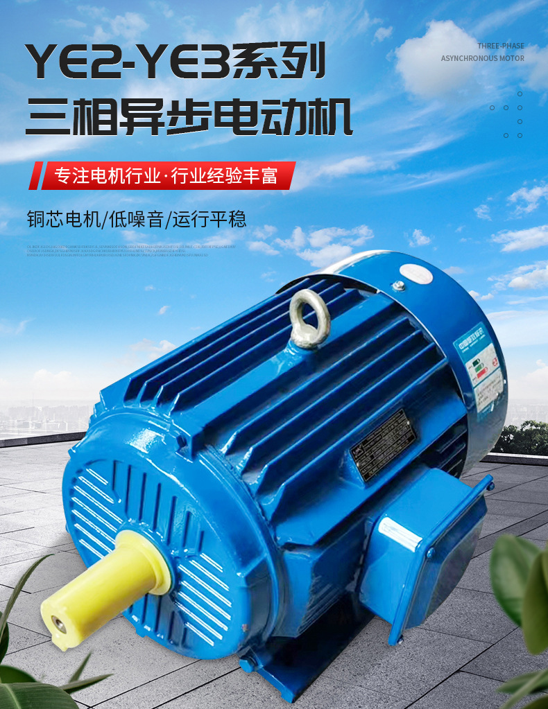 三相异步电动机械YE2/YE3系列全铜电机多大功率380V减速电机-阿里巴巴