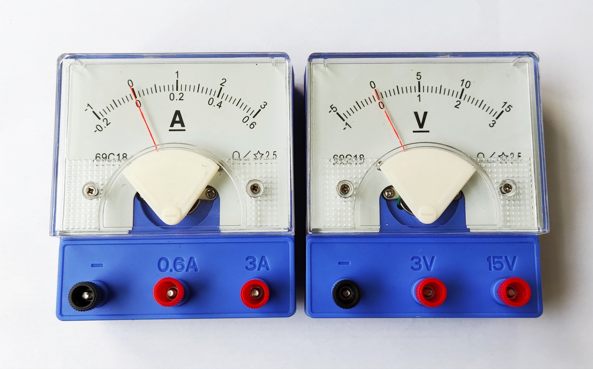 学生实验用 69C18平表 灵敏电压表指针式 电流表 直流 电测量仪表-阿里巴巴