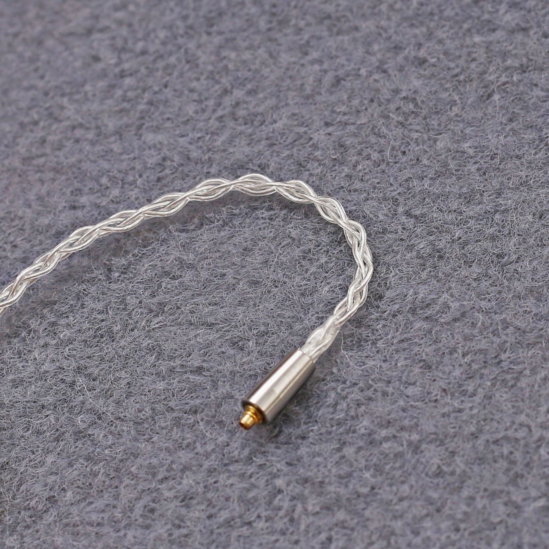 diy高端mmcx插拔线 混编8股纯铜镀银线 发烧升级线 3.5mm直插头-阿里巴巴