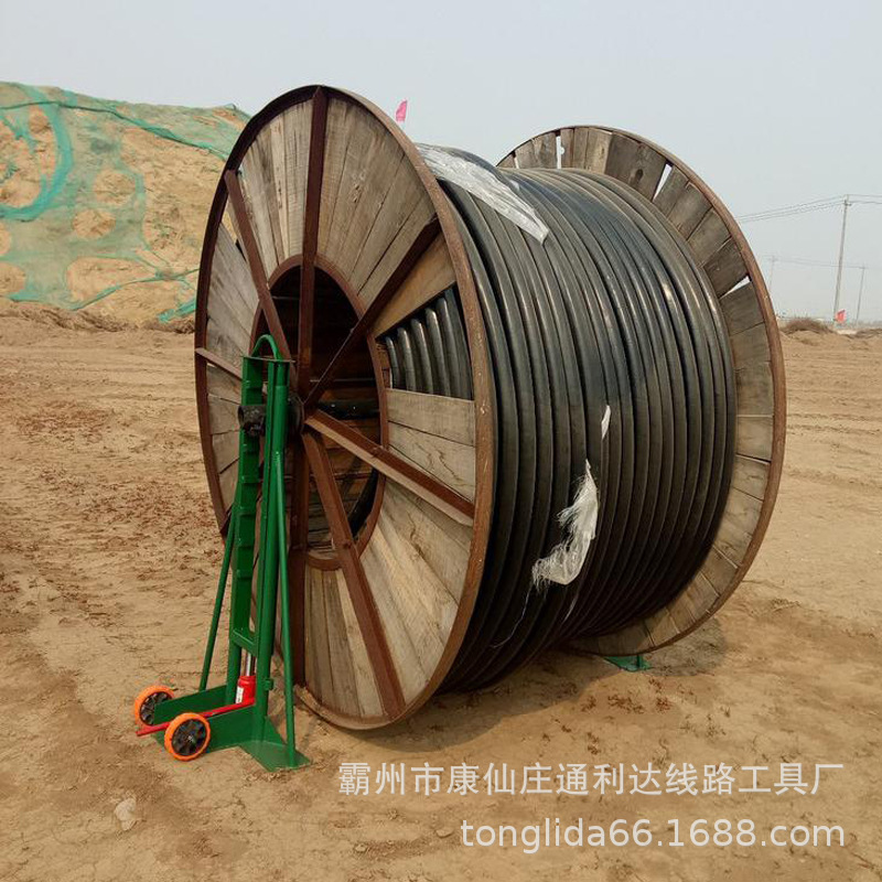 5T/10T/15T多孔电缆放线架 梯形电缆盘轴支架 20T线缆盘放线支架-阿里巴巴