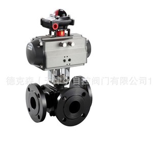 气动三通球阀Q645F-16C-阿里巴巴