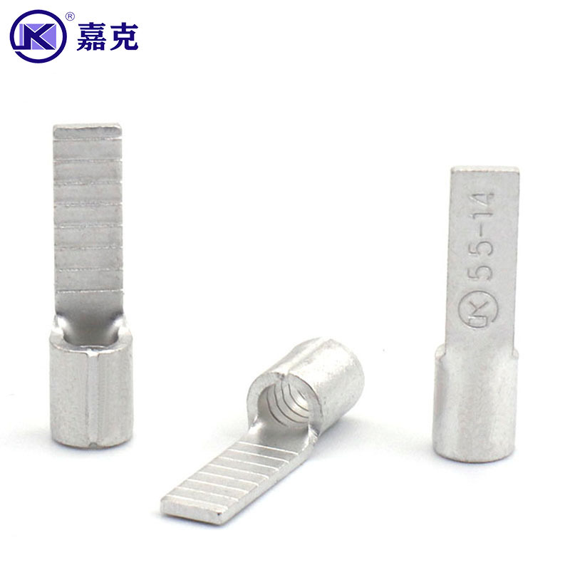 DBN5.5-14片形裸端头 14mm长针型压线端子无绝缘快速连接器接线头-阿里巴巴