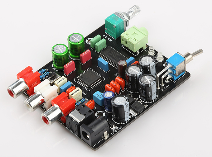 数字解码板 光纤同轴DAC TDA1305解码机顶盒电视光纤同轴输出1315-阿里巴巴