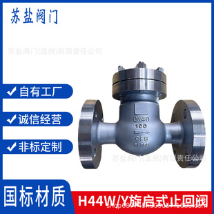 H44W/Y-16P国标304不锈钢316耐腐蚀旋启式法兰止回阀逆止阀单向阀-阿里巴巴