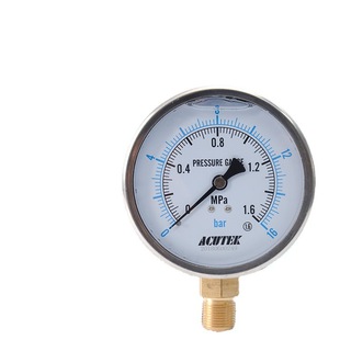 ACUTEK耐震压力表 YN100 1.6MPA M20*1.5 液压 防震 抗震压力表-阿里巴巴