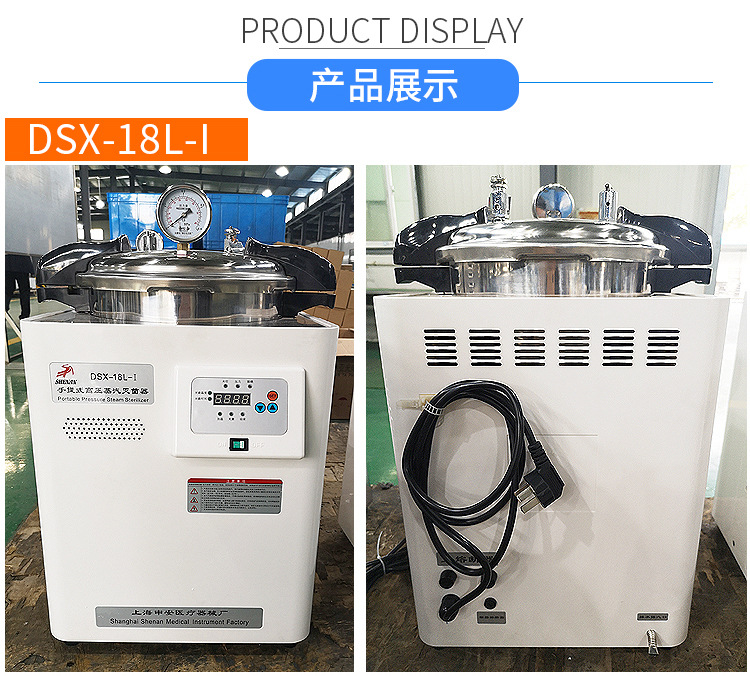 上海申安DSX-18L/LDZX-30/50L实验室灭菌器高压消毒锅压力灭菌锅-阿里巴巴