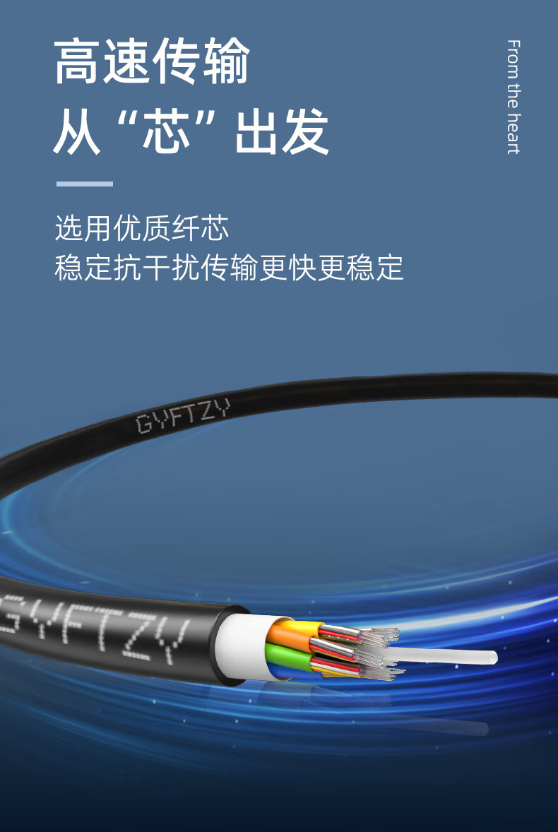 【亿博】GYFTZY-96B1.3国标单模非金属阻燃导引光缆96芯架空-阿里巴巴