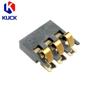 电池座连接器3P间距2.0PH高1.7H带柱锂电池充电座板对讲机手机-阿里巴巴