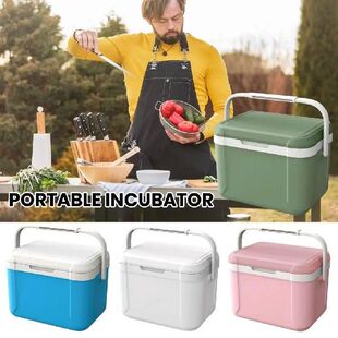 5L Camping Cooler Box with Handle Hard Ice Retention Cooler-阿里巴巴