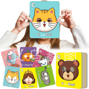 Letter flashcards giant ABC animal flashcards ABC动物闪卡-阿里巴巴
