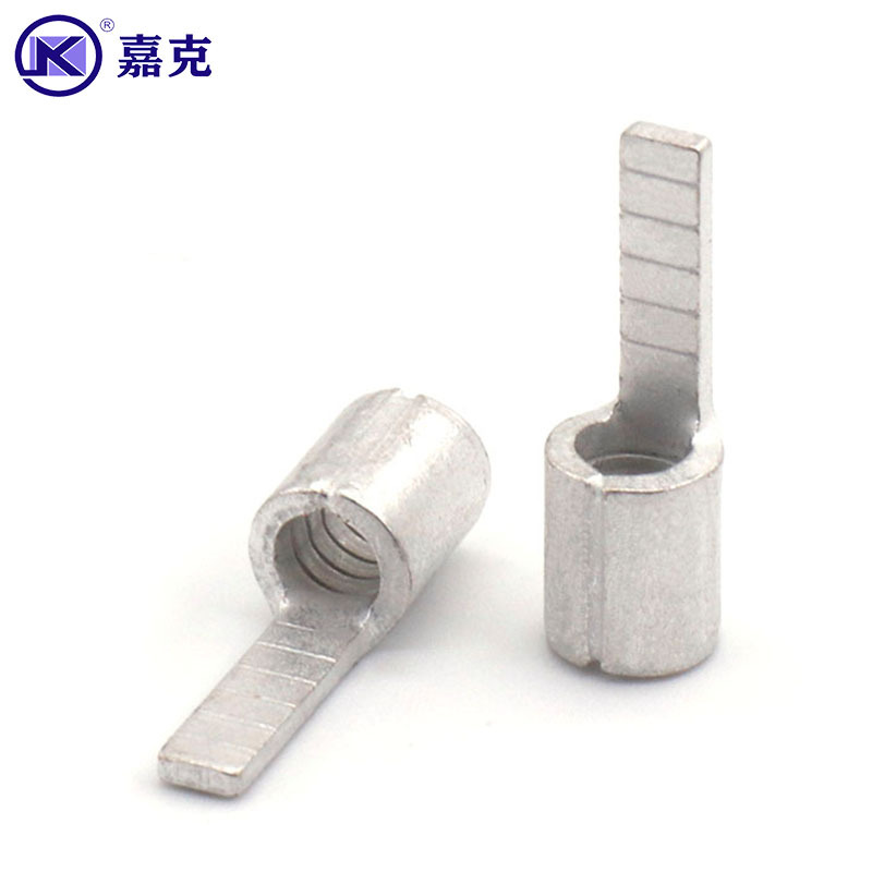 DBN5.5-10片形裸端头 10mm长针型压线端子无绝缘快速连接器接线头-阿里巴巴