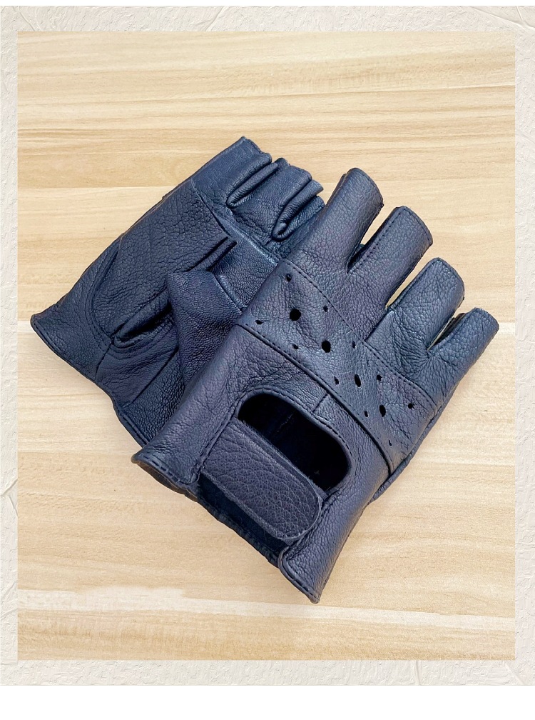 羊皮半指手套男士秋冬季骑行开车摩托车战术训练防滑耐磨手套-阿里巴巴