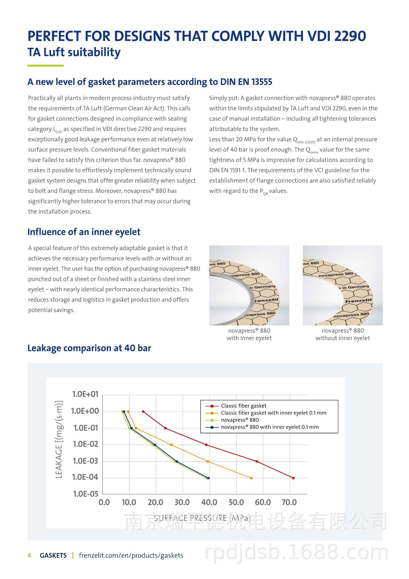 德国 Frenzelit Novapress 880弹性体粘合纤维垫 加工批发密封垫-阿里巴巴