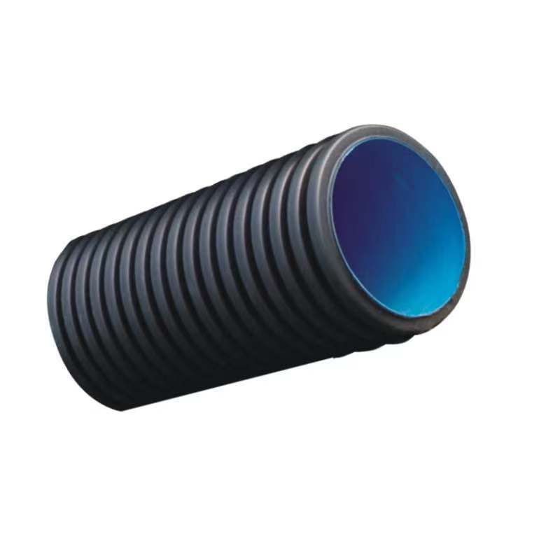 HDPE双壁波纹管黑色波纹管DN600 高密度聚乙烯排水管大口径现货-阿里巴巴