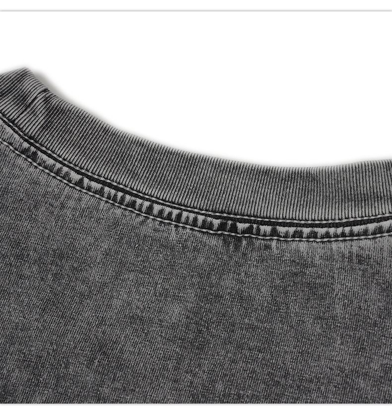 RFSD男装|巴家平替新款水洗圆领短袖美式285G重磅潮牌T恤男-阿里巴巴