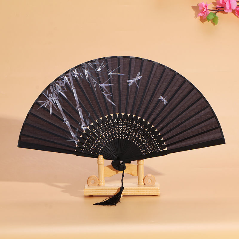 2pcs Ancient Hanfu fairy dress Folding Fans for women girls Chinese ...