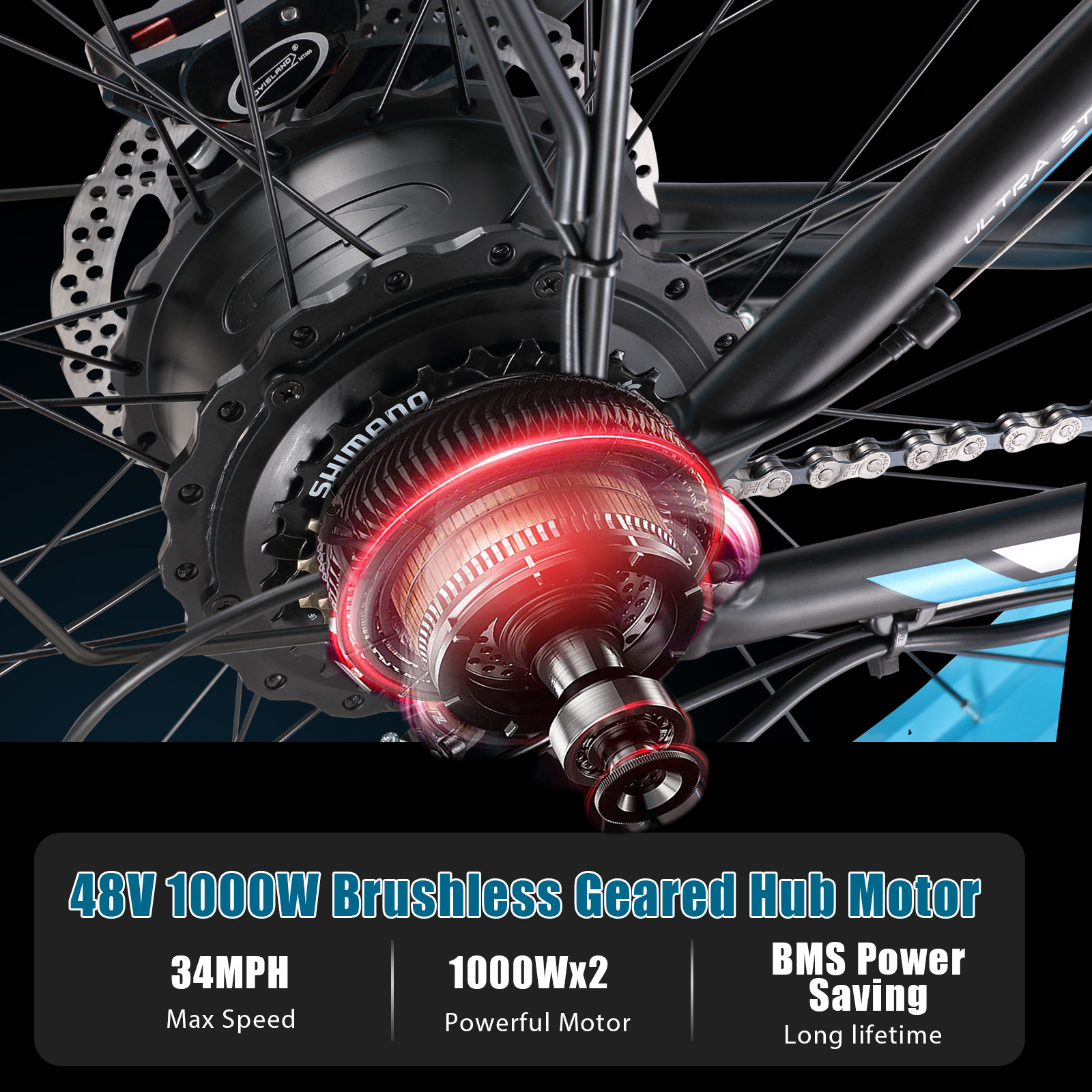 跨境工厂定制KETELES K800双电机电动雪地车沙滩车山地自行车肥胎-阿里巴巴