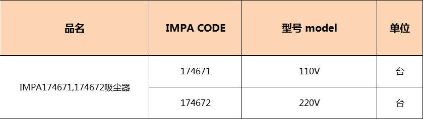 吸尘器 IMPA 174671 174672真空吸尘器船用家用吸灰尘用清扫机器-阿里巴巴