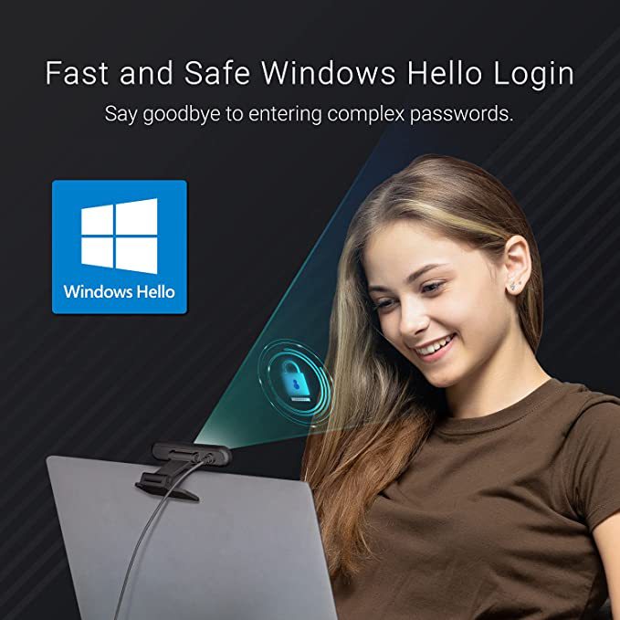 Windows Hello Web Cam人脸识别摄像头登录解锁Win10/11视频通话-阿里巴巴