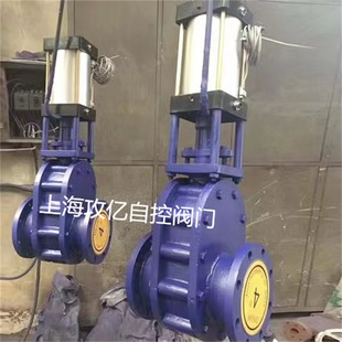 Z644TC-10C气动双闸板阀dn100 陶瓷双闸板阀 仓泵进料阀 出料阀-阿里巴巴