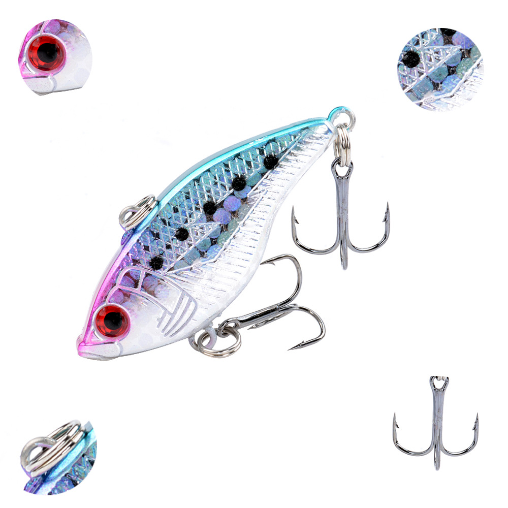 新品闪电VIB路亚饵5CM/14G颤沉铅块噪音响珠假饵镭射仿生渔具鳡鱼-阿里巴巴